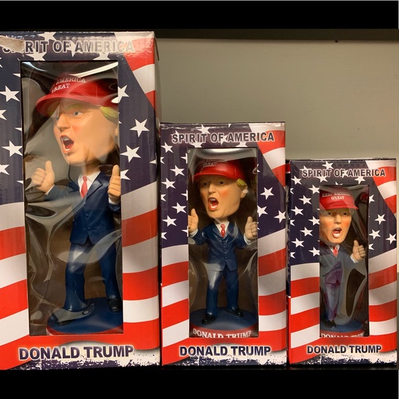Other | Donald Trump Bobble Head 3 Pc Set Original Box | Poshmark